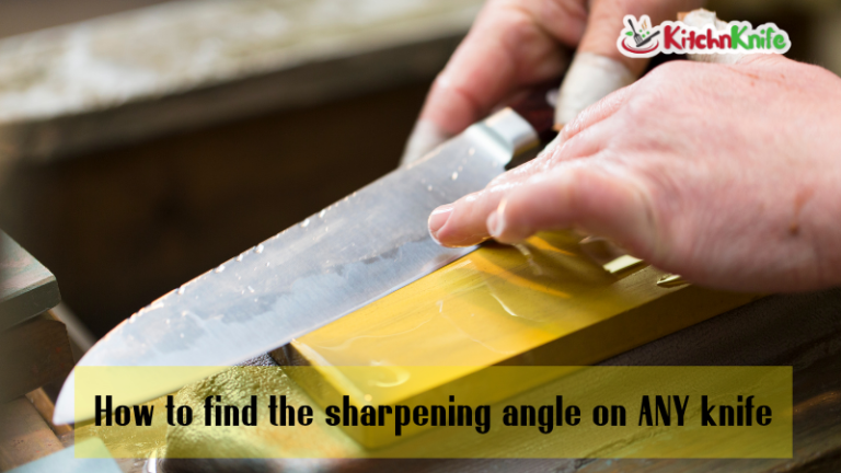 How to find the sharpening angle on ANY knife - KitchnKnife – Honest ...